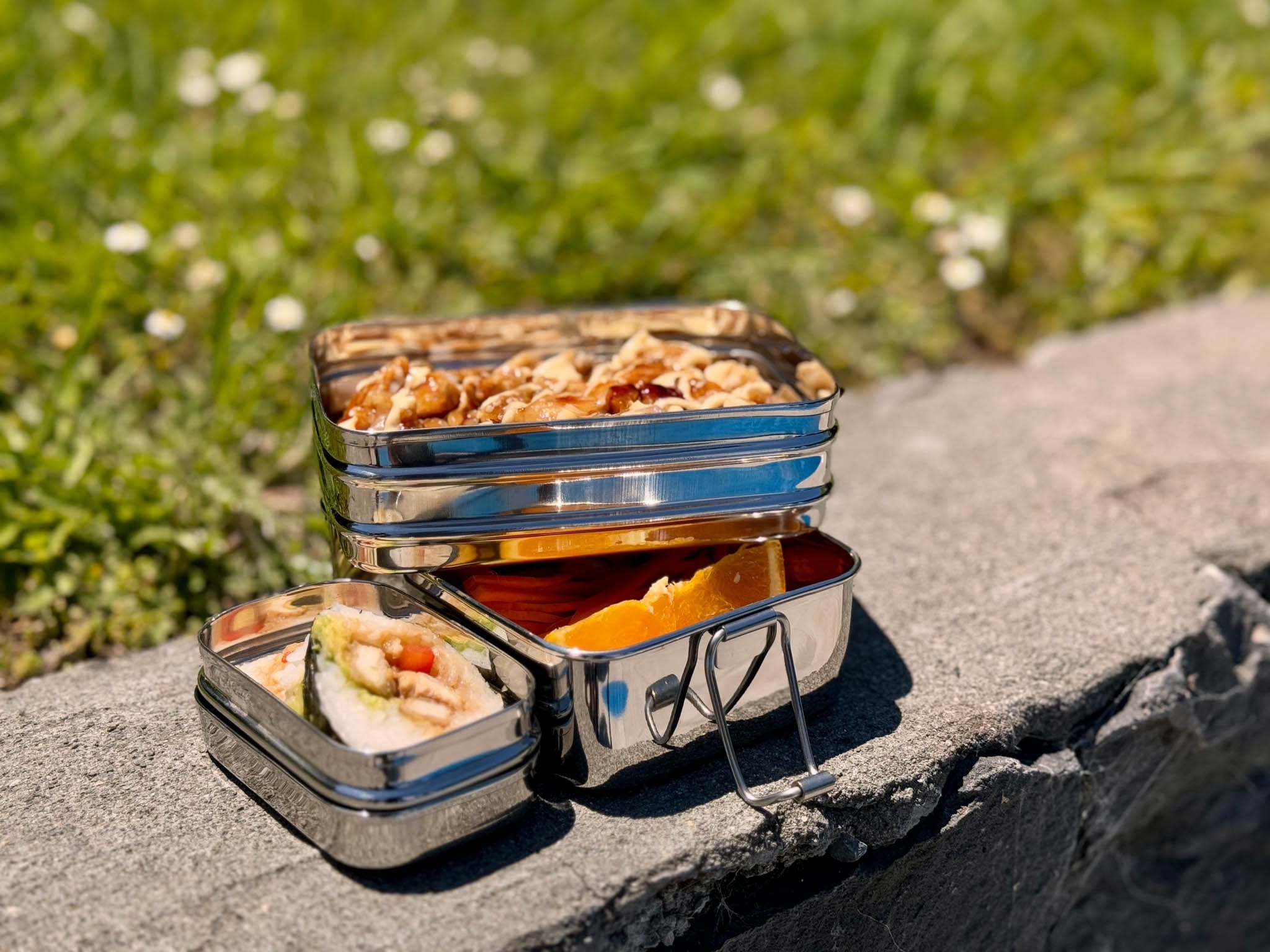 Stainless Steel Bento Lunchbox, Drink Bottles & Snack Containers ...