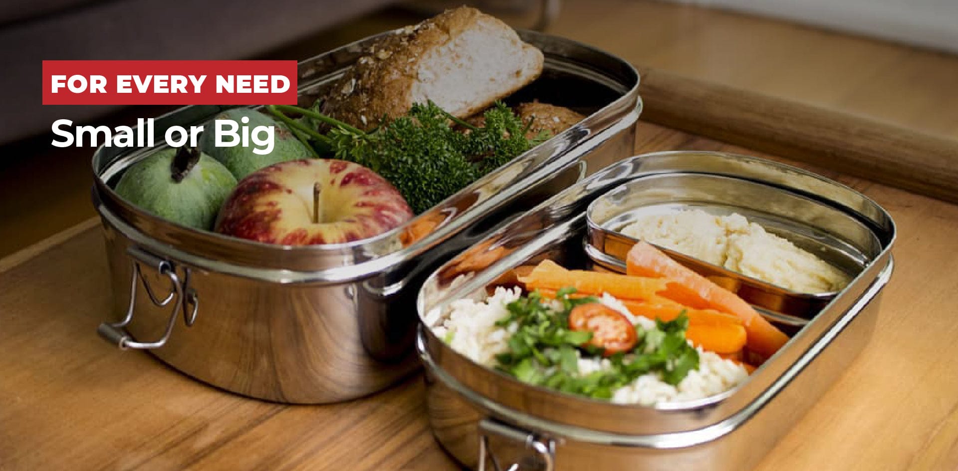 Stainless Steel Bento Lunchbox, Drink Bottles & Snack Containers ...