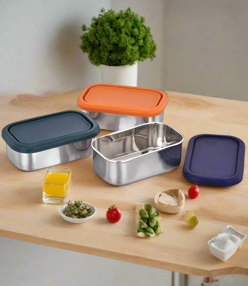 Airtight Small Snack Container | Meals in Steel – Meals In Steel
